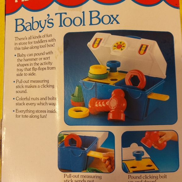 Fisher-Price | Toys | Fisher Price Babys Tool Box Vintage 991 | Poshmark